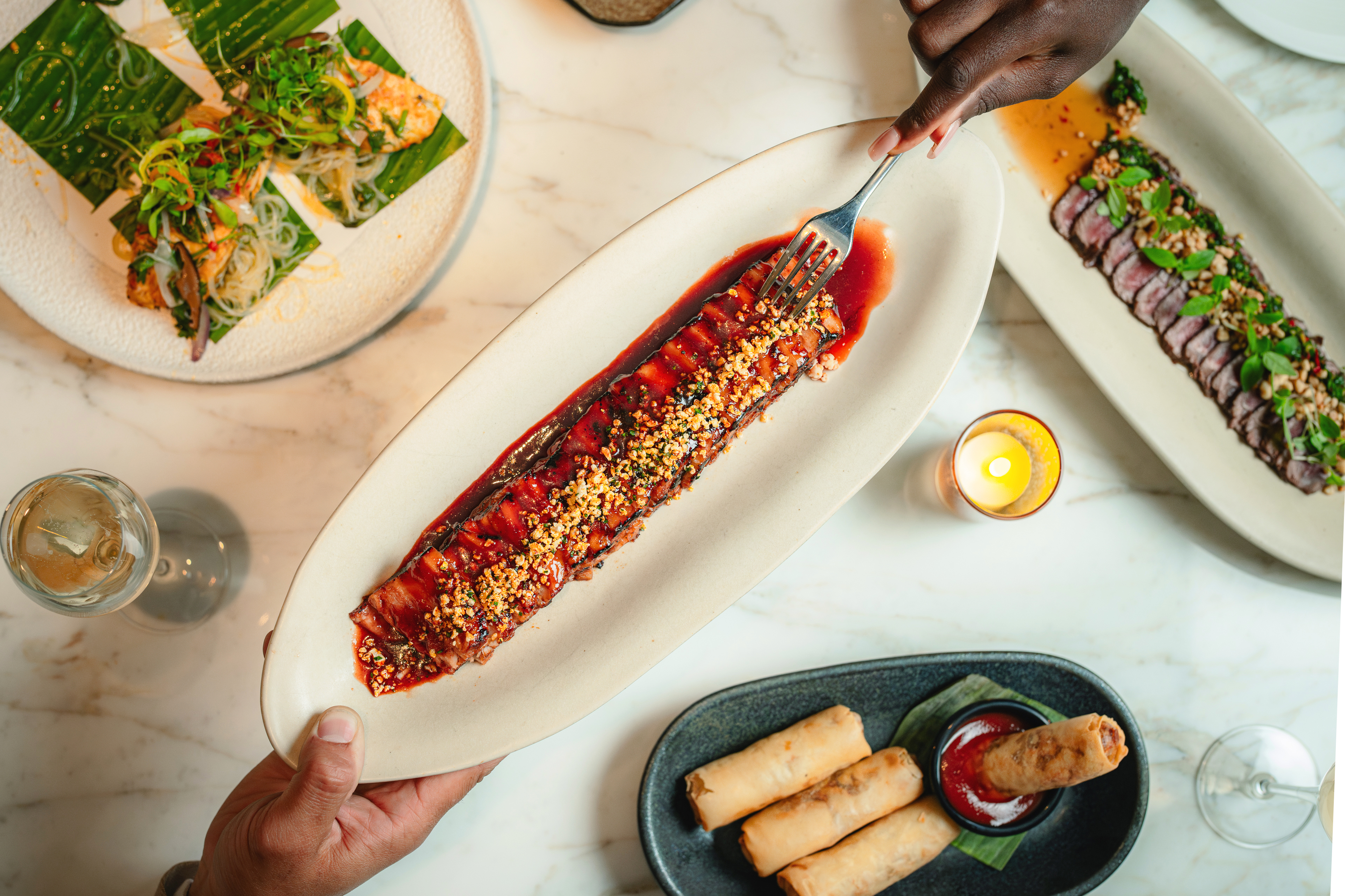 Shangri-La The Shard, London - Sharing Menu Dinner for Two at TĪNG