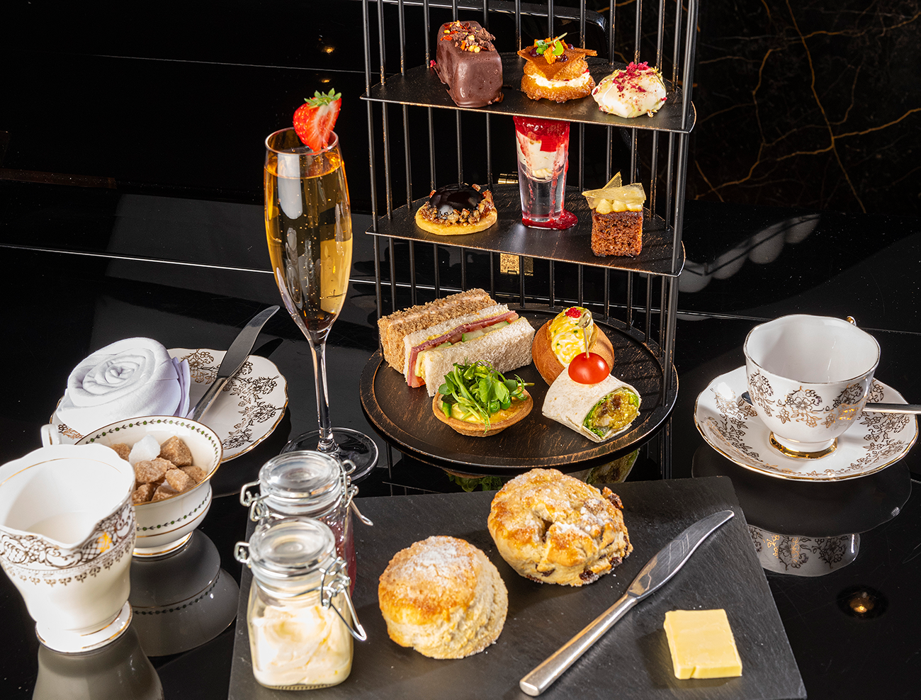Glenmoriston Town House Hotel. - Prosecco Afternoon Tea for One